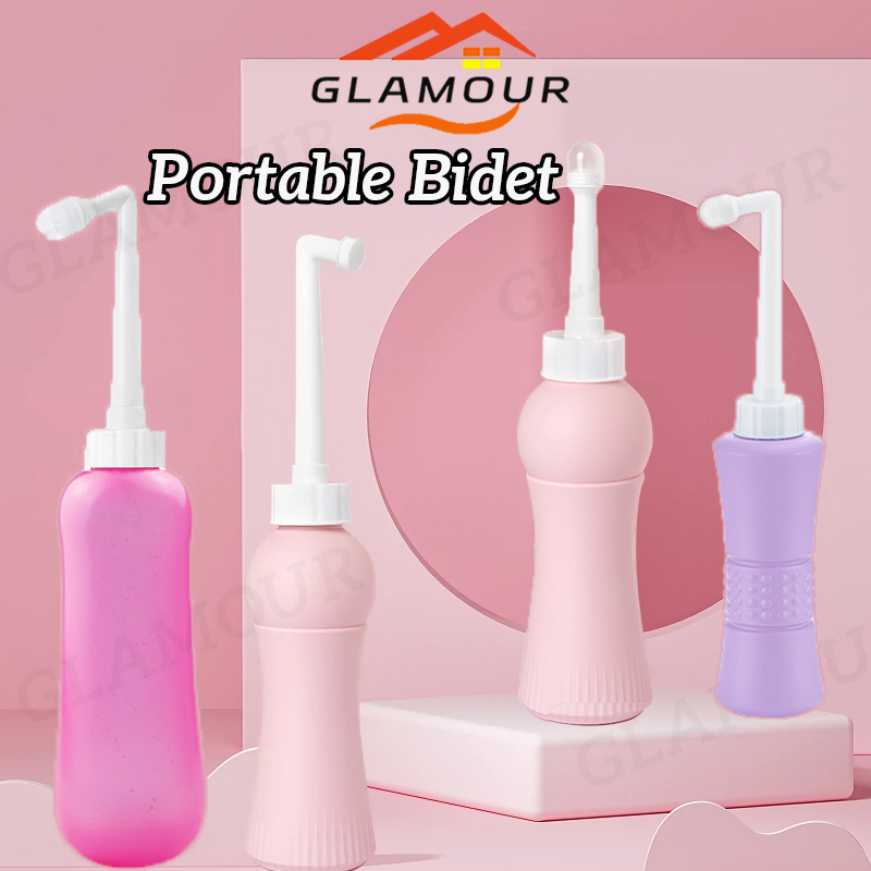 [SG] 600ml 500ml Portable Bidet Spray Portable Cleaner Pregnant Woman Buttock Portable Bidet ...
