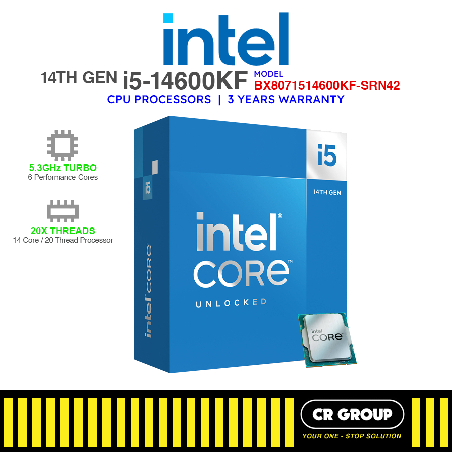 Intel Core i5 Processors (14th Gen) - i5-14400F/14400/14500/14600KF ...