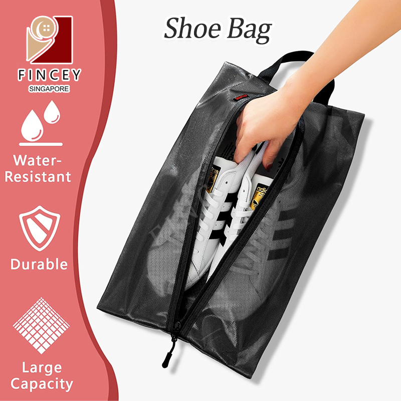 【SG】Shoe Bag Dustproof Shoe Organizer Translucent Design Protable Shoe ...