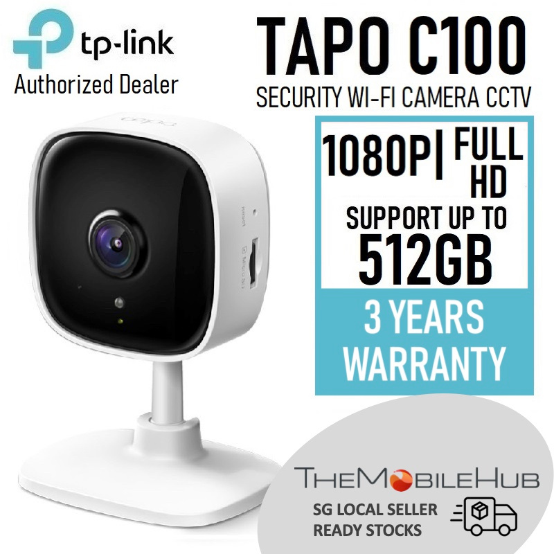 TP-Link Tapo C100 Security IP Camera WI-FI CCTV 1080P Full HD Night ...