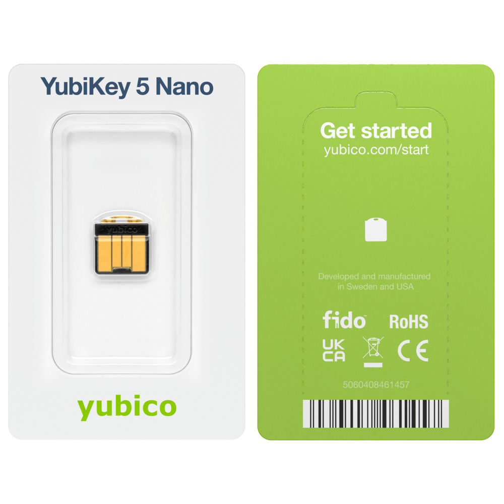 Yubico - YubiKey 5 Nano - Phishing Resistance 📌Firmware 5.7📌 | Shopee ...