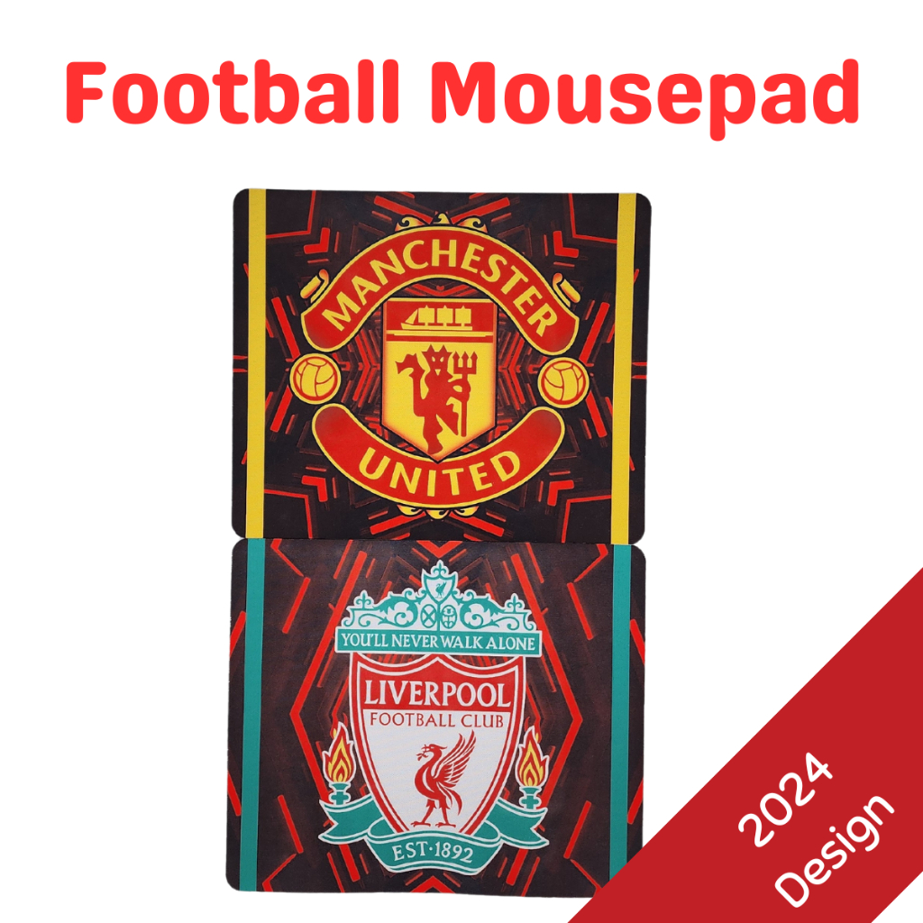 Football Mouse Pad (Liverpool, Manchester United, Man City, Arsenal ...