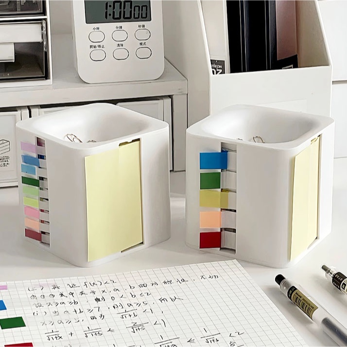 🇸🇬 [SG Stock] Memo Cube Desk Organizer Notepad Sticky Note Office ...