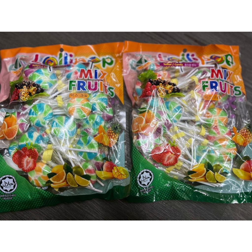 🔥Yan Yan Xin Local Ready Stock🔥40 Pcs Mix fruits Lollipop in Packets ...