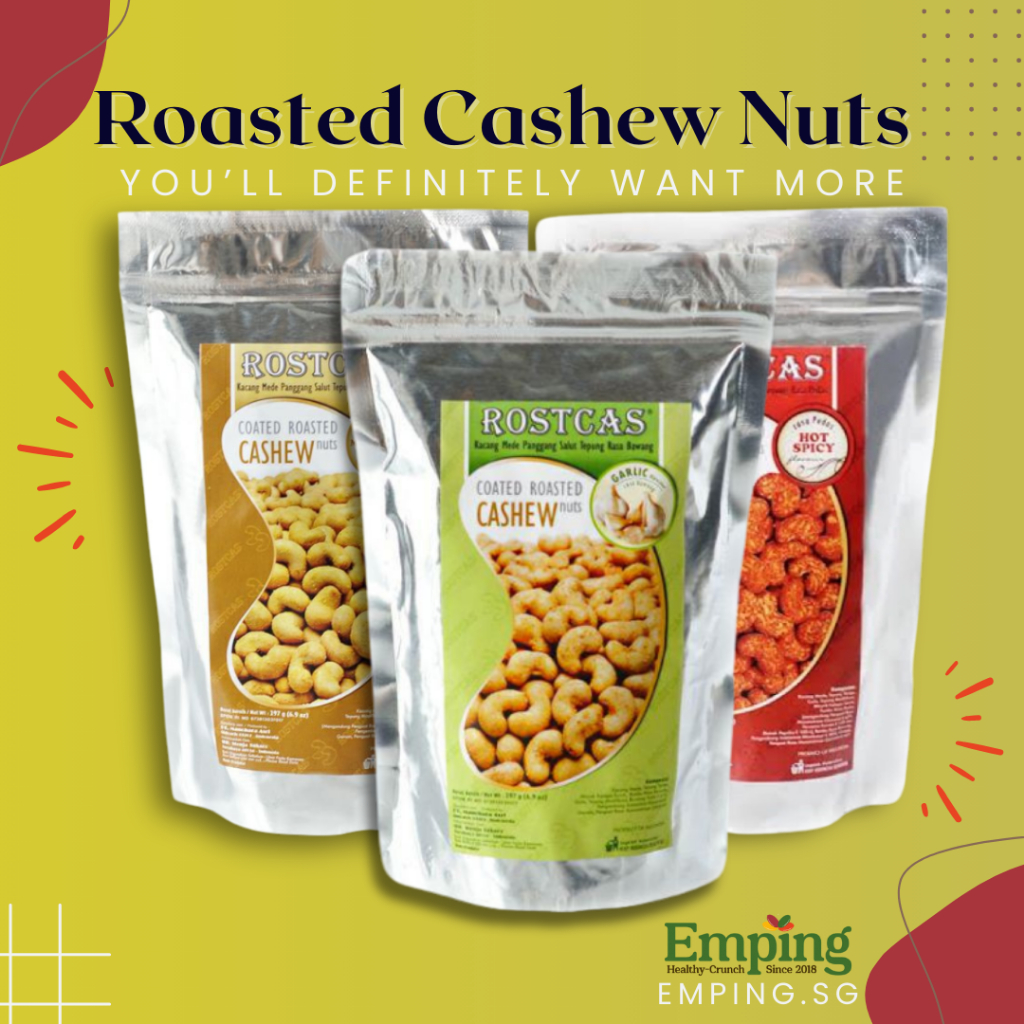Roasted Cashew Nuts (Premium Flavoured) 🇮🇩 Kacang Mede by Rostcas ...