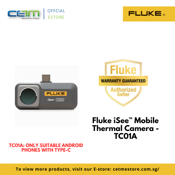 Fluke TC01A iSee Mobile Thermal Camera | Shopee Singapore