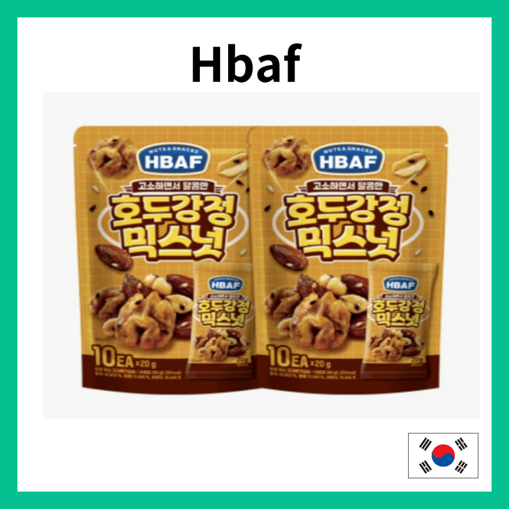 Korea food [HBAF] Barf Walnut Sweet and Sour Mix Nut 200 g × 2 bags ...