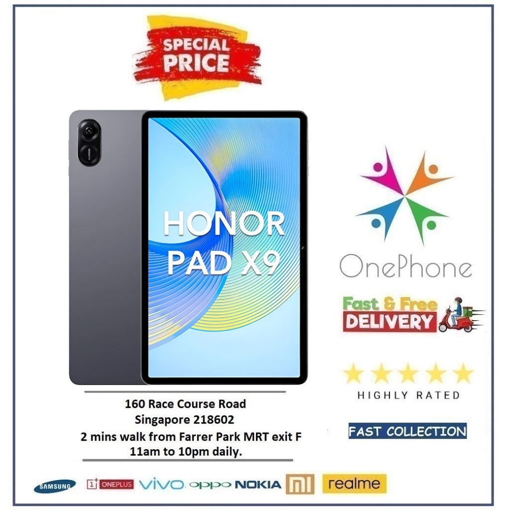 Honor Pad X9 LTE 128GB/4GB Tablet (Free Honor WIRELESS KEYBOARD+CHARGER ...
