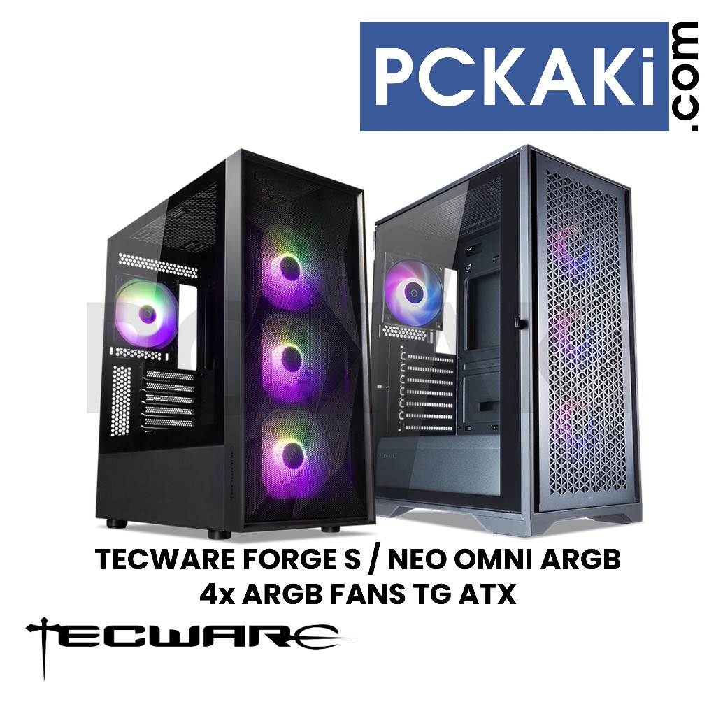 [ATX] TECWARE FORGE S / NEO - OMNI ARGB TG ATX DESKTOP CASE WITH PRE ...