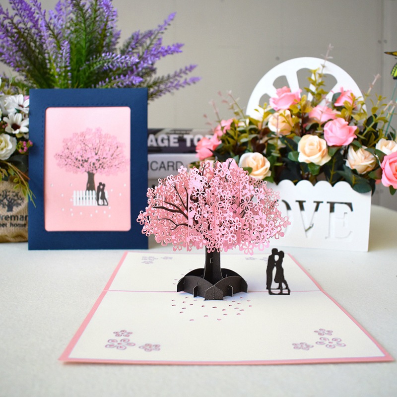 [SG Ready Stock] Anniversary Valentine's Day Card 3D Pop-up I Love You ...