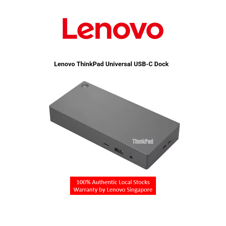 Lenovo ThinkPad Universal USB-C Dock 40AY0090UK | UK 3 Pin Plug | 3 ...