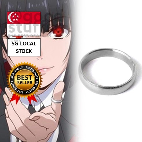 [SG FREE 🚚] Anime Kakegurui Compulsive Gambler Cosplay Ring Props ...