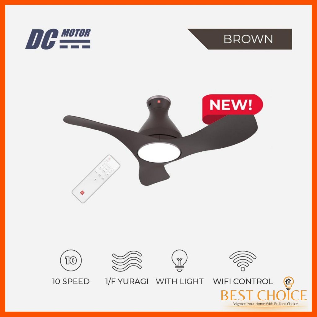 [CDC SG60] KDK F40GP DC Motor Smart Ceiling Fan with LED | Shopee Singapore