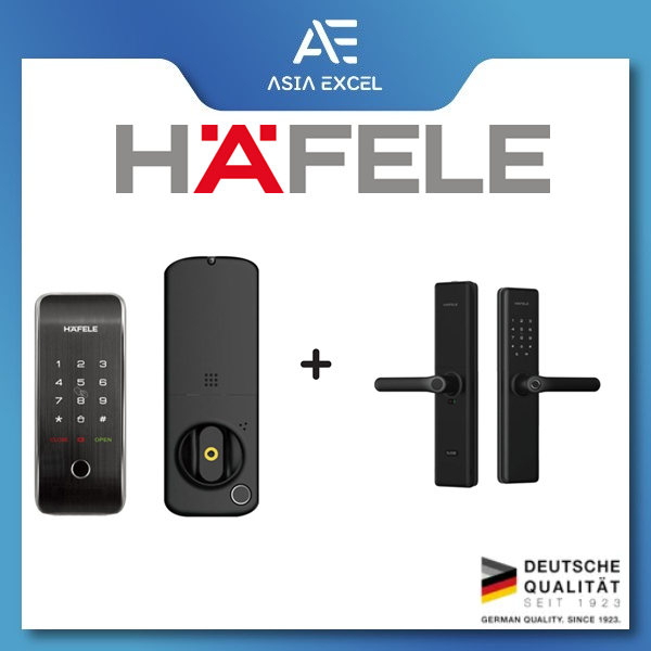 HAFELE GL5700 METAL GATE DIGITAL DOOR LOCK + HAFELE DL7600 FIRE RATED ...