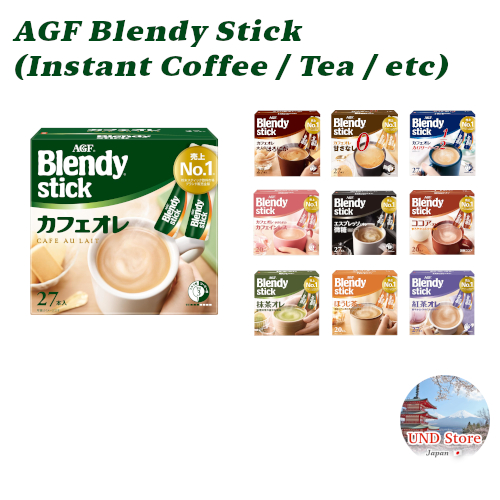 AGF Blendy Stick (Instant Coffee / Cafe Latte / Tea / etc) 【Direct from ...