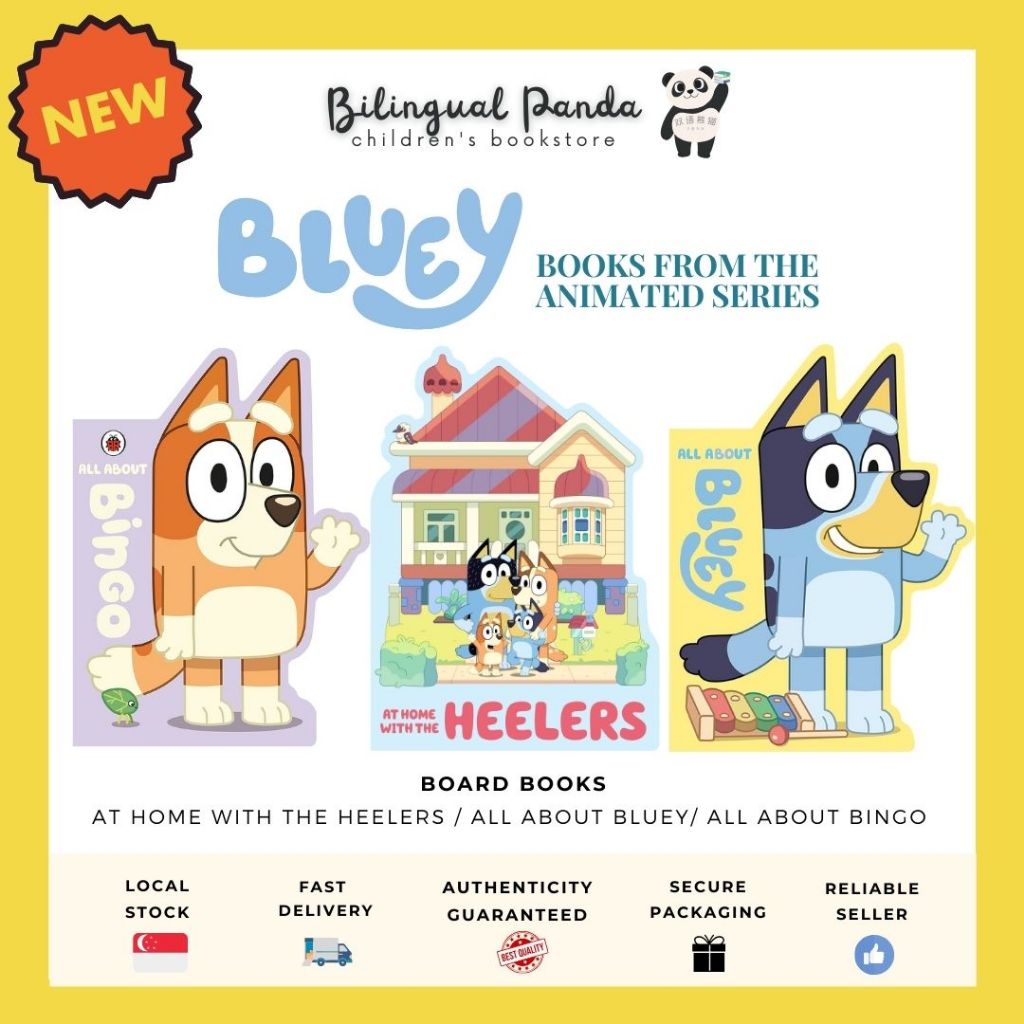 [SG Readystock] BLUEY Board Books - All About Bluey, All About Bingo ...
