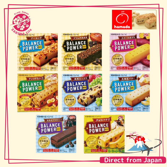 Hamada Balance Power Big 8 flavor 2 bags (4 pieces) 【Direct from Japan ...