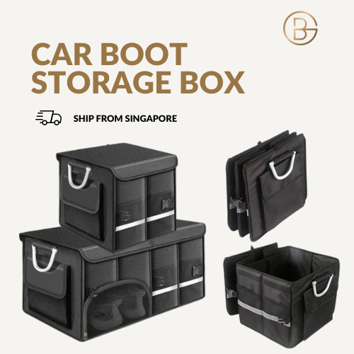 Car Boot Storage Box | Foldable Box | Car Trunk Organizer | Collapsible ...