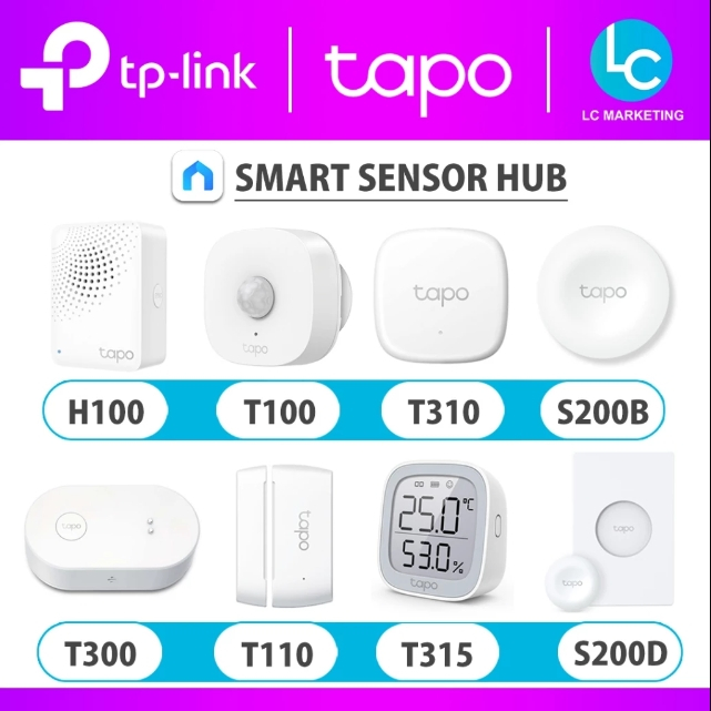TP-Link Tapo H100 / H500 Smart Hub Tapo T100 T110 T300 T310 T315 S200B ...