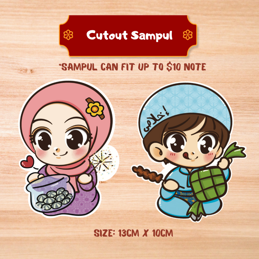 [2025] Raya Cutout Cute Chibi Sampul Envelopes! | Shopee Singapore