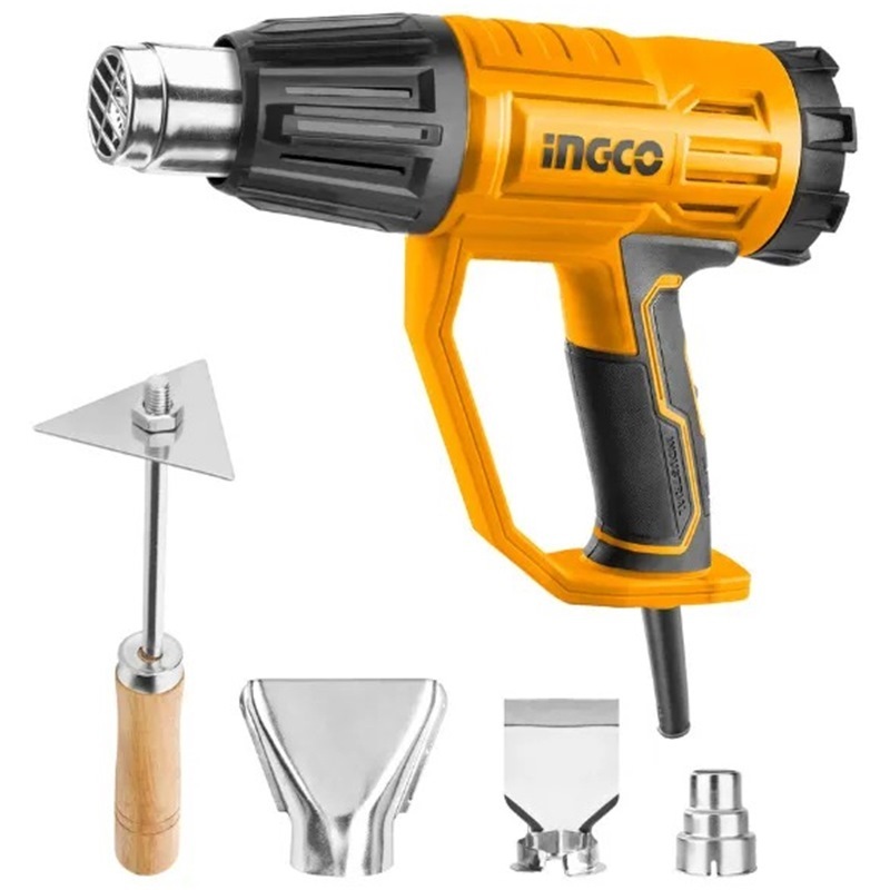 INGCO 3 STAGES HEAT GUN 2000W + TOOL KIT HG200047 | Shopee Singapore