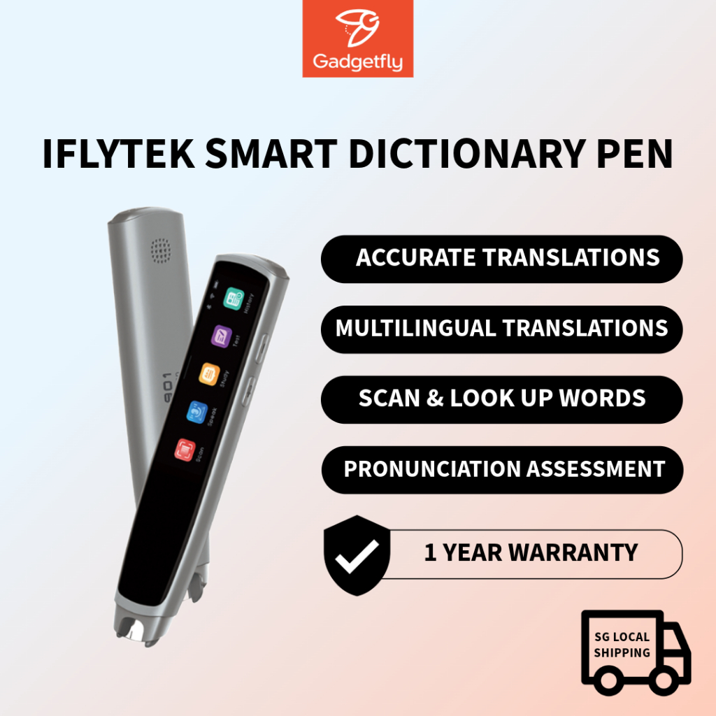 iFLYTEK Smart Dictionary Pen - Multilingual Translation Up to 15 ...