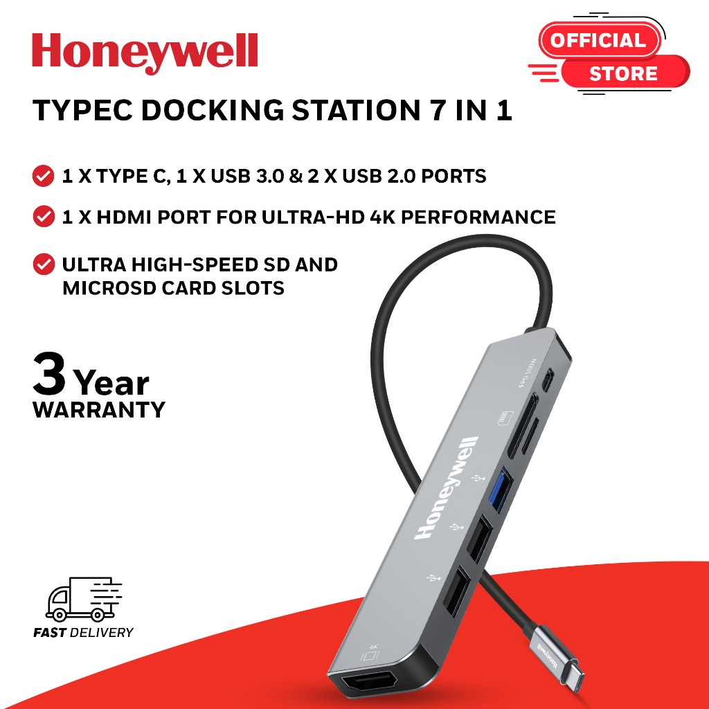 Honeywell Type C Docking Station 5/6/7/8 /11-in-1 Docking Station for ...