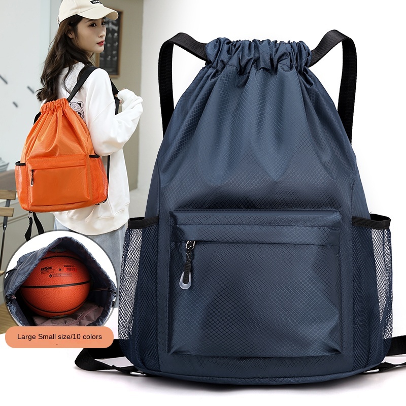 Drawstring Pocket Portable Outdoor Drawstring Backpack Oxford Cloth ...