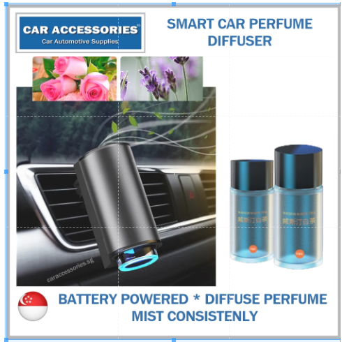 [SG Stock] Smart Car Perfume Diffuser | Air Vent Aroma Mist Spray | Air ...