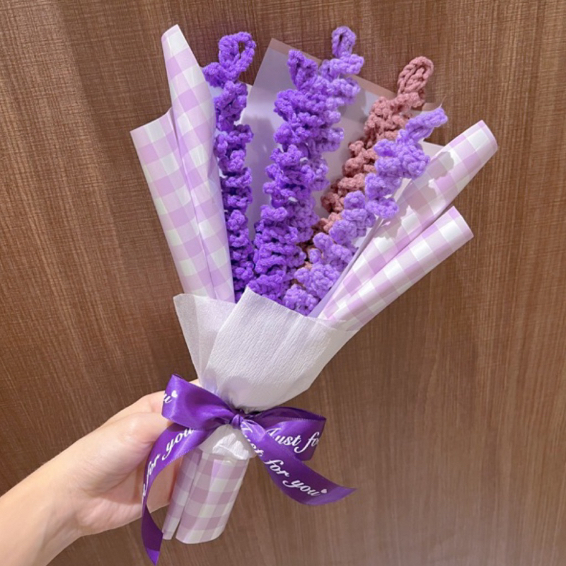 crochet lavender flower/graduation ceremony/birthday gift/anniversary ...