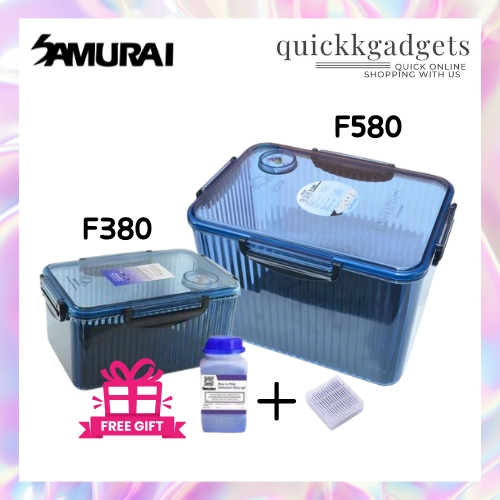 Samurai F380 F580 & F380 F580 Pro Dry Box with Free Blue Silica + Case | Shopee Singapore