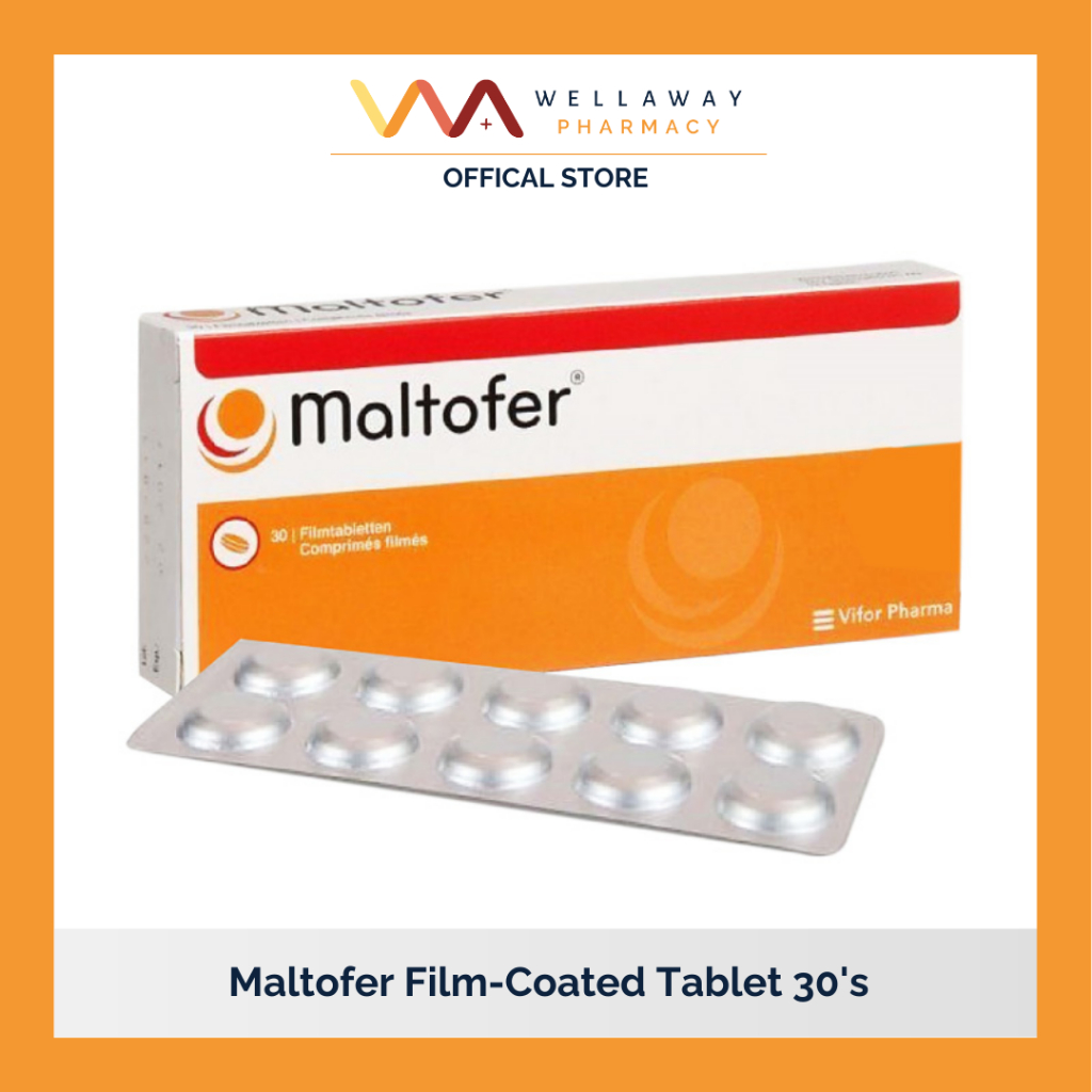 Maltofer Film-Coated Tablet 30's [Iron supplement] | Shopee Singapore