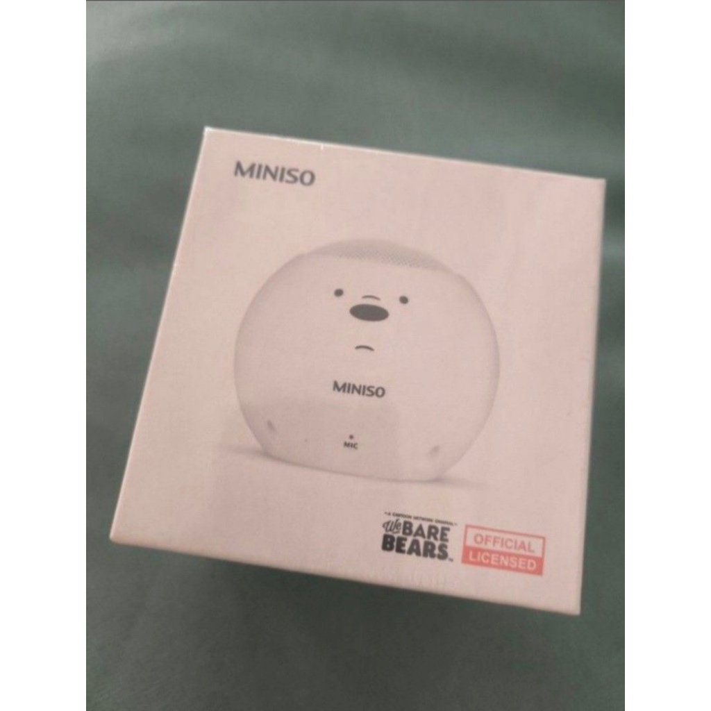 Miniso Bare Bears Wireless Speaker | Shopee Singapore