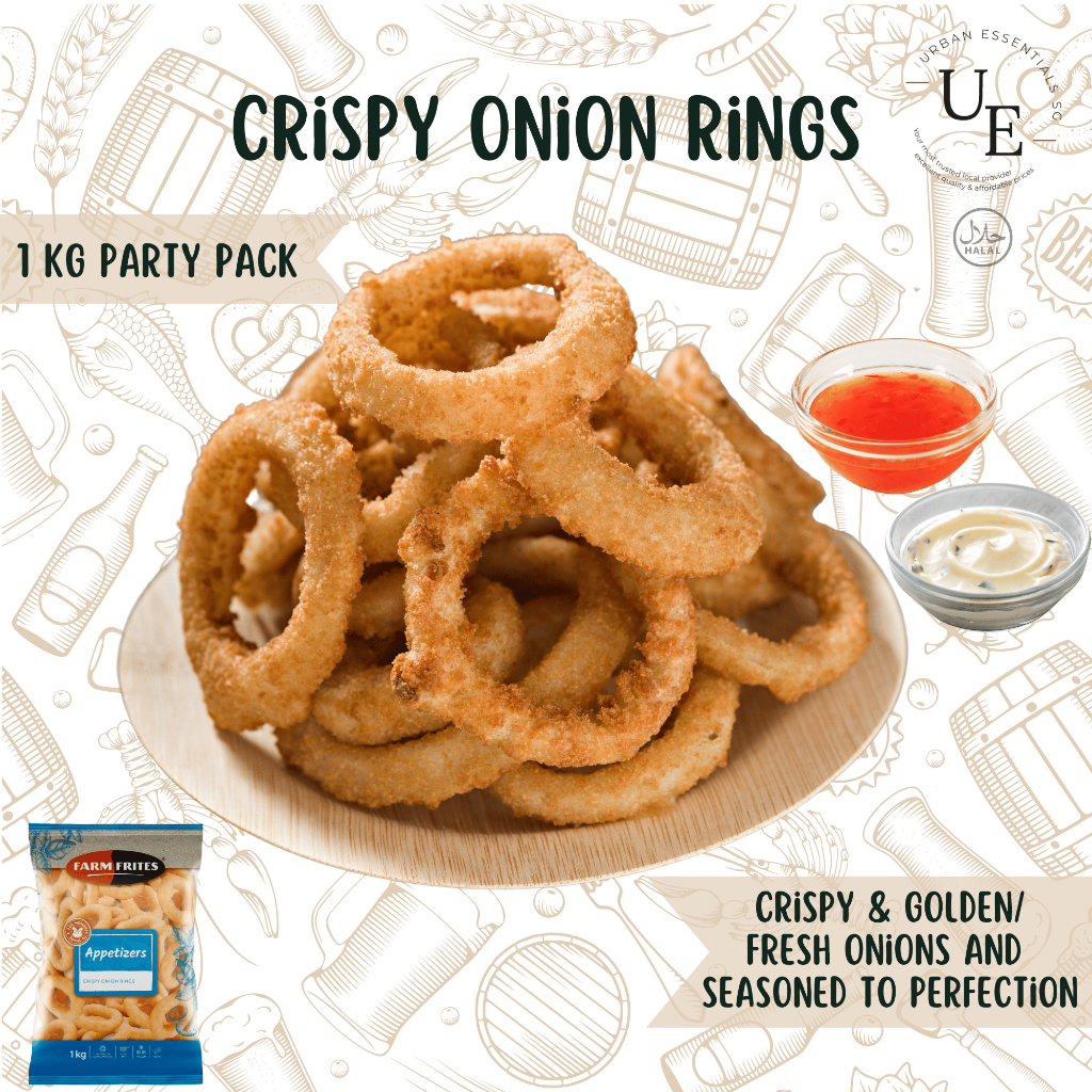 Crispy Onion Rings - 1kg Pack | Shopee Singapore