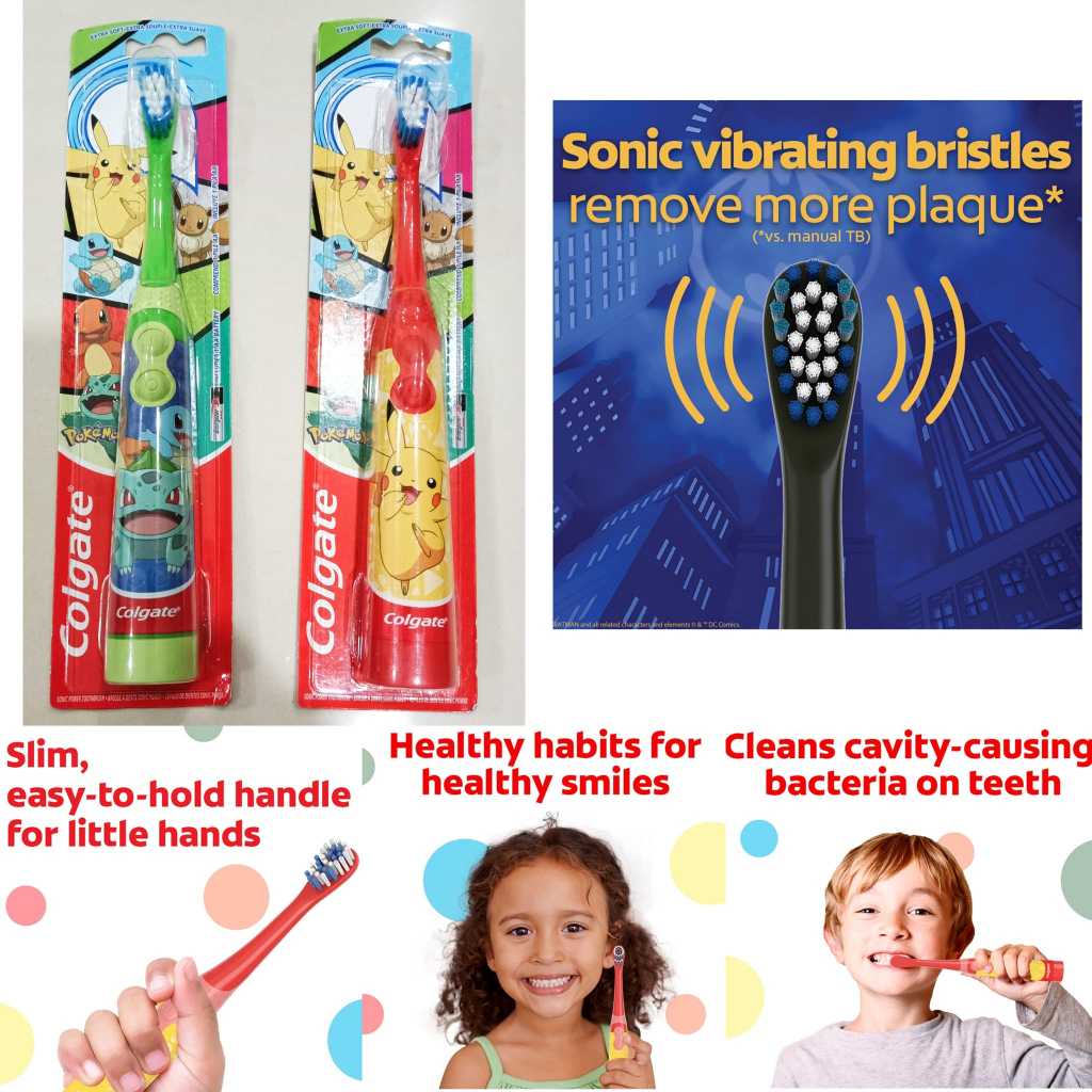 Colgate Kids Pokemon Power Toothbrush Assorted Colors - Colors May Vary ...