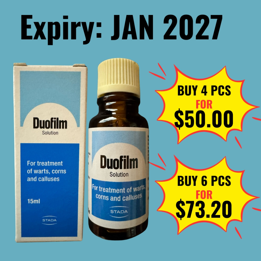 Duofilm 15ml Salicylic Acid + Lactic Acid Solution for Warts Corns and ...