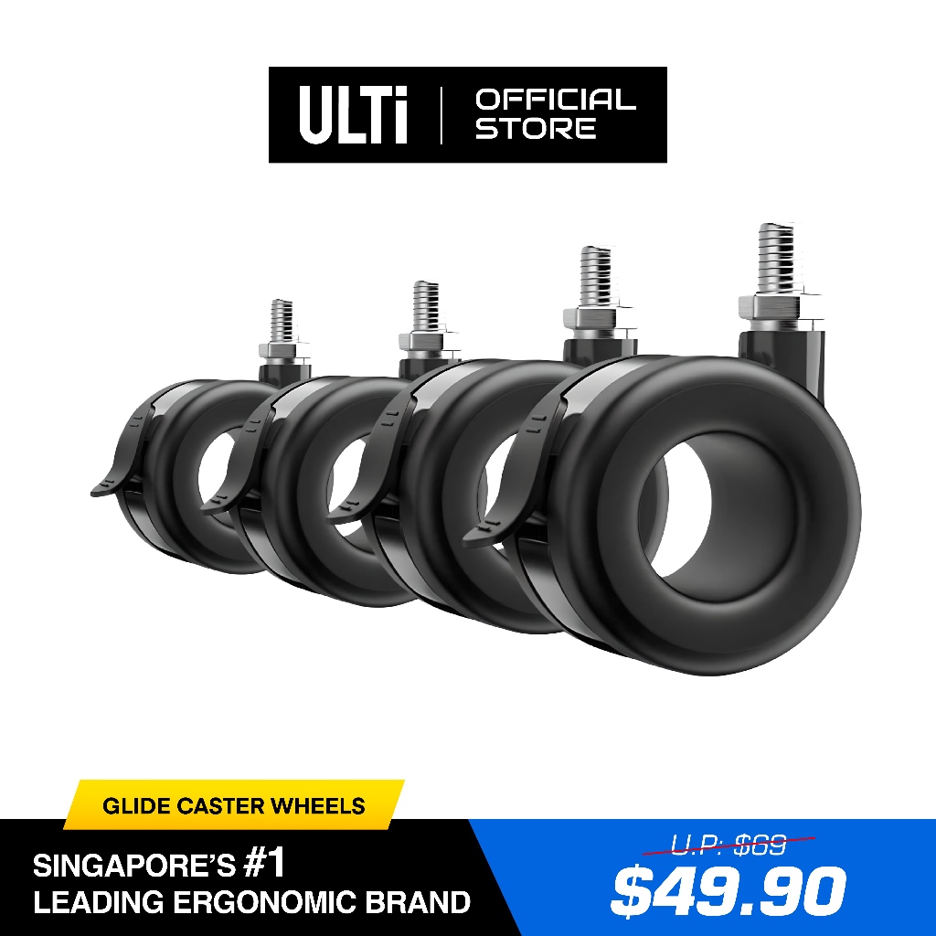[NEW] ULTi Glide Heavy-Duty Caster Wheels | M8 & M10 | 360° Swivel ...