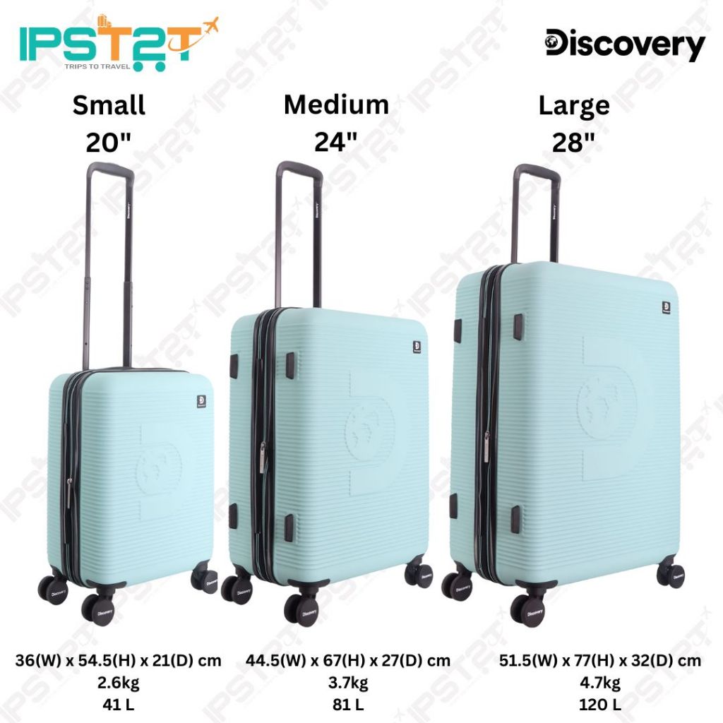 Discovery Eclipse ABS Trolley Luggage | Shopee Singapore