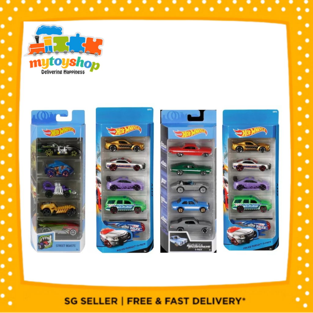 Hot Wheels 5 Car Gift Pack (Random Pick ) | Shopee Singapore