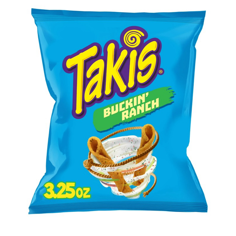 Barcel Limited Edition Takis Buckin' Ranch Rolled Tortilla Chips 3.25oz ...