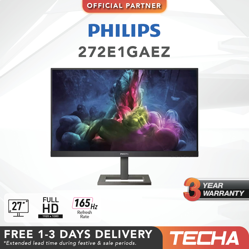 Philips 272E1GAEZ | 27" FHD | VA | 165Hz | 1ms | Adaptive Sync LCD ...