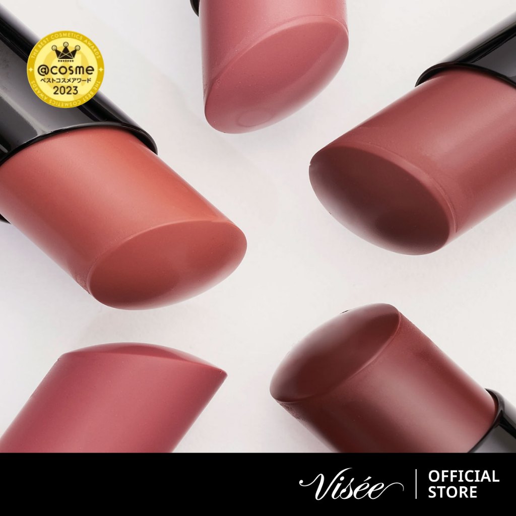 Visee Nenmaku Fake Rouge | Long Lasting Fragrance Free Lip Makeup - COSME 2023 NO.1 LIPSTICK ...