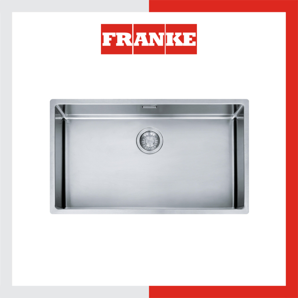 FRANKE BOX Undermount Single Bowl Stainless Steel Sink 720mm BOX 210-72 ...
