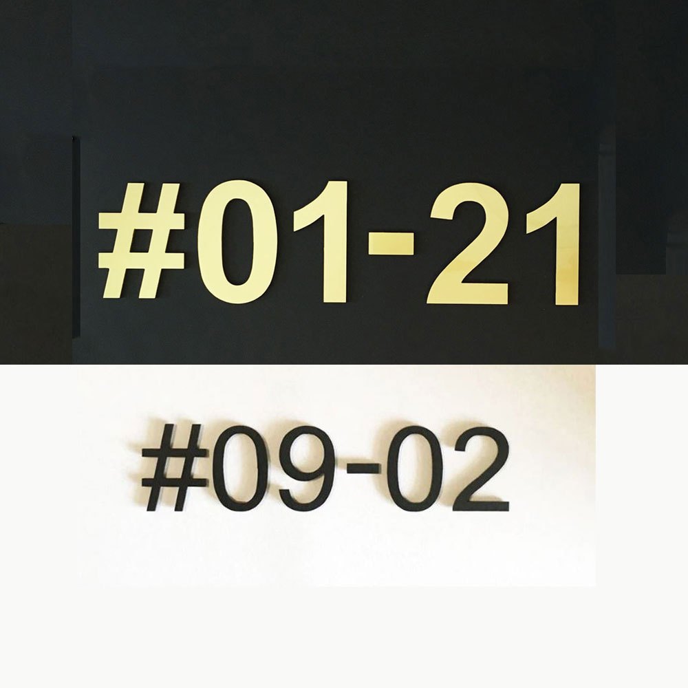 SP Arial - HDB Unit Number, Condo Unit Number, Address Sign, House ...