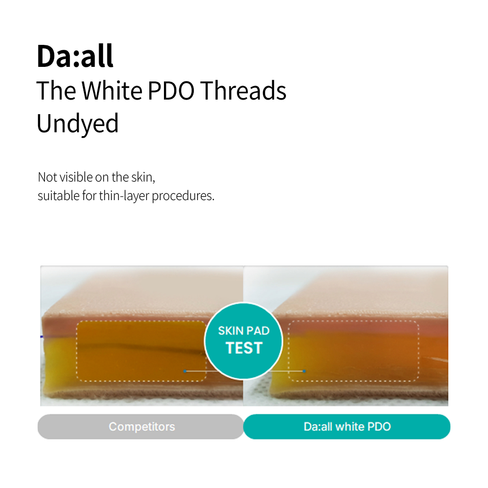The invisible white PDO thread Da:all spiral double-arm, optimized for ...