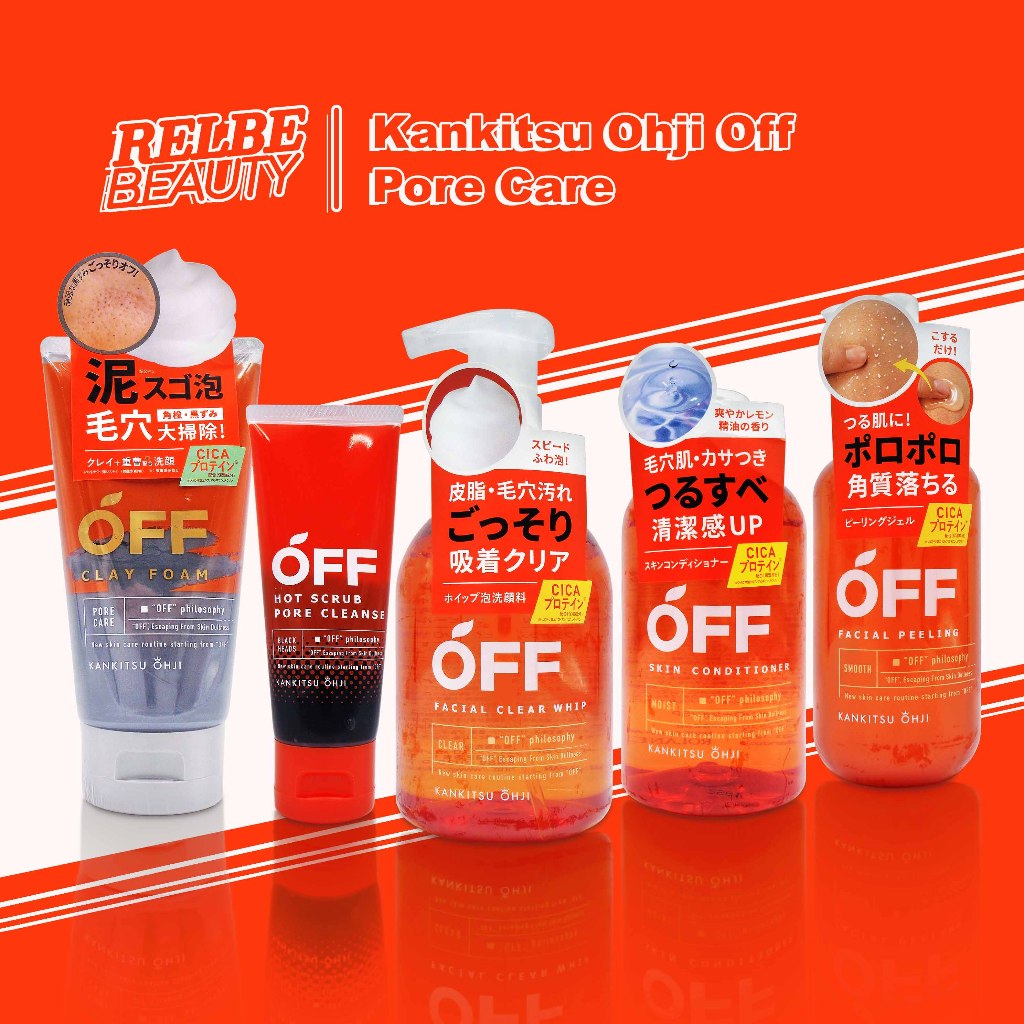 Kankitsu Ohji Off Pore Care RELBE BEAUTY (Scrub Pore Cleanse,Facial ...