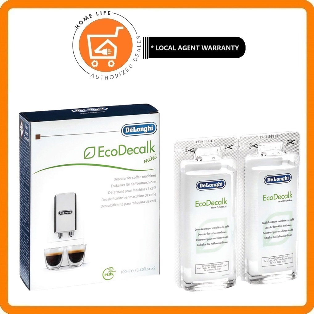 Delonghi DLSC200 EcoDecal Descaler Set 2x100ML | Shopee Singapore