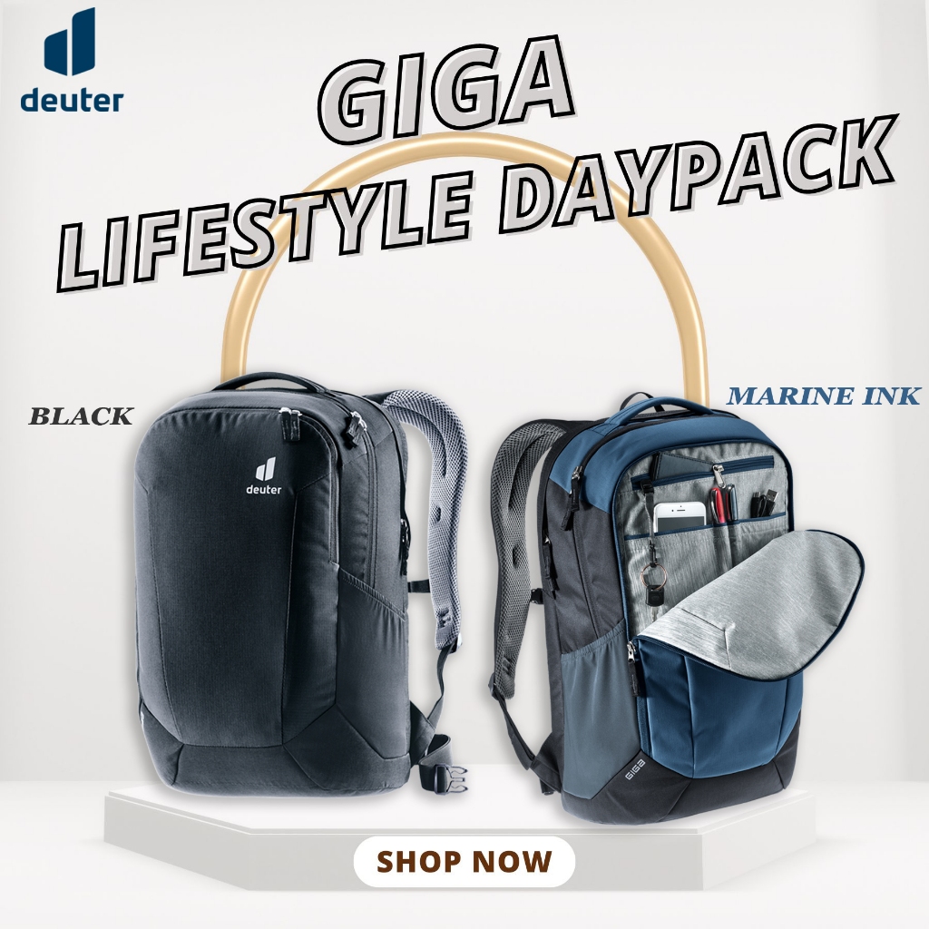 DEUTER GIGA Lifestyle Daypack | Laptop Backpack | 28 liters | Shopee ...