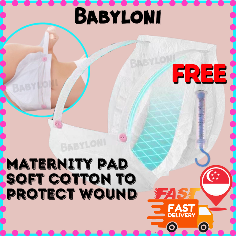 Postpartum Maternity Pads Hospital Use Loop Madame Overnight Sanitary ...