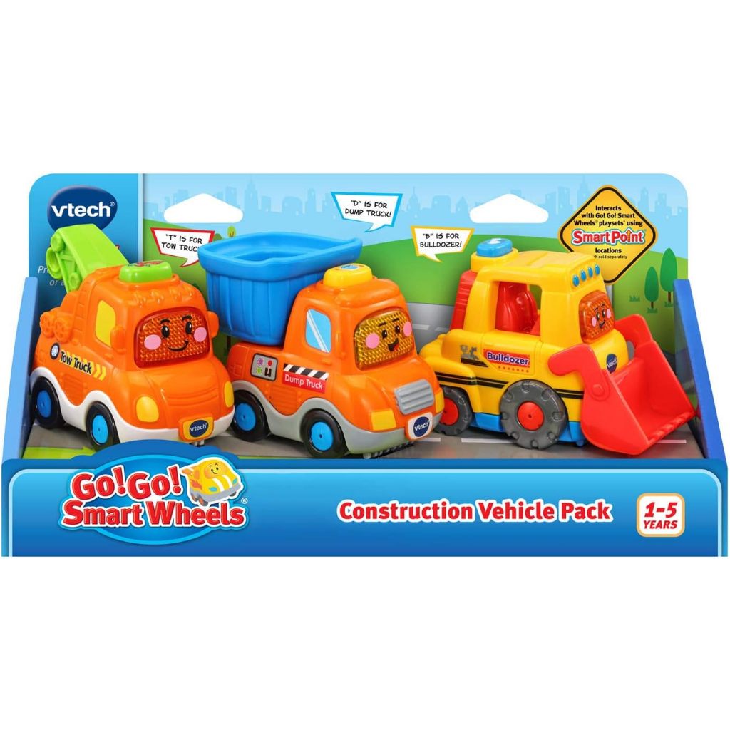 VTech Go! Go! Smart Wheels Construction Vehicle Pack | Shopee Singapore